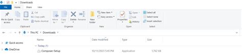 cara install composer di windows