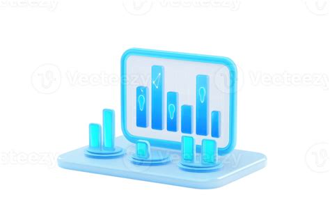 A Glowing Modern Data Visualization Display Featuring Various Bars