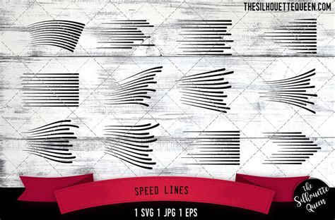 Speed Lines Svg File Svg Bundle File Cut File Vector Clip Art For
