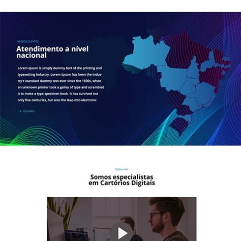 Valley Sistemas Criação De Layout De Site Para Tecnologia And Cien