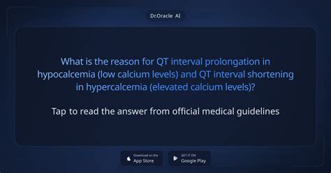 What Is The Reason For Qt Interval Prolongation In Hypocalcemia Low