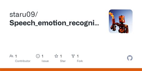 Github Staru09speechemotionrecognition