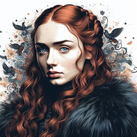 Game Of Thrones Sansa Stark Abstract Ai By Max3ai On Deviantart