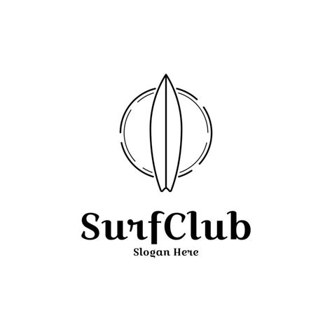Surfboard Logo Design Idea Concept 35264254 Vector Art At Vecteezy