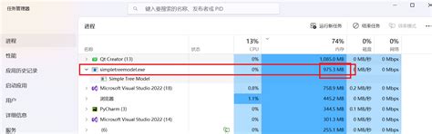 Qtreeview Memory Consumption Increasing Qt Forum