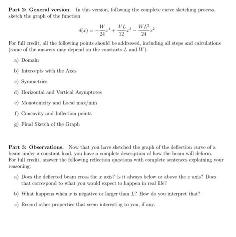 Solved Part General Version In This Version Following Chegg