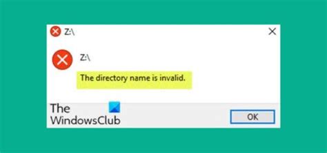 The Directory Name Is Invalid Usb Error On Windows 1110