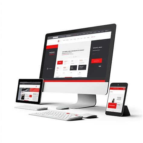 comparison of a websites desktop and mobile versions with responsive