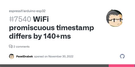 Wifi Promiscuous Timestamp Differs By 140ms · Issue 7540 · Espressif
