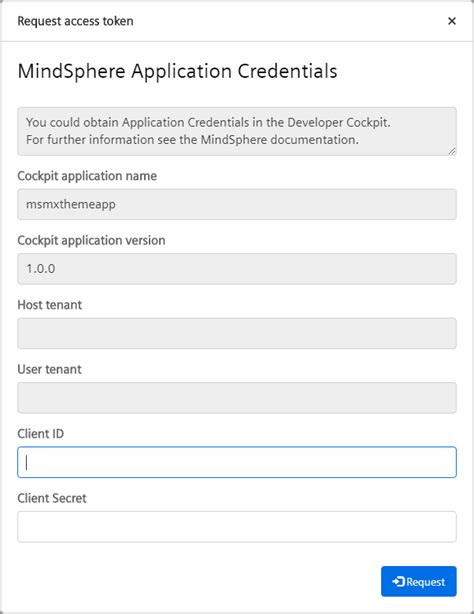 为 Mindsphere 开发 Mendix 应用 Developer Documentation