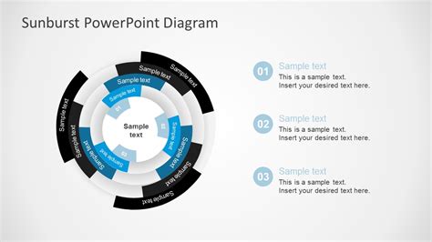 Free Sunburst Powerpoint Presentation Diagrams