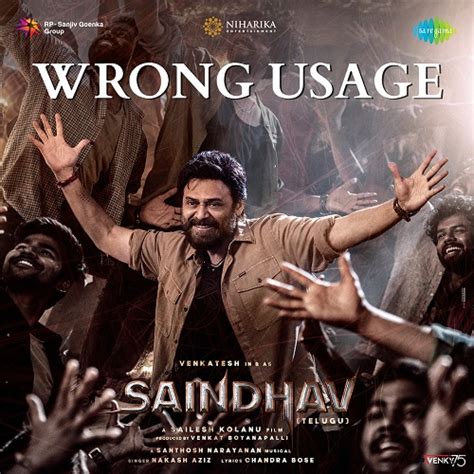 Wrong Usage Song Download From Saindhav Naa Songs