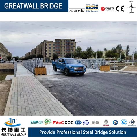 Hot Selling Modular Bridge Portable Steel Structure Truss Bridge Panel Bridge And Portable Bridge