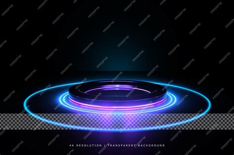 Premium Psd Abstract Digital Technology Circle Ui Future Hud Virtual