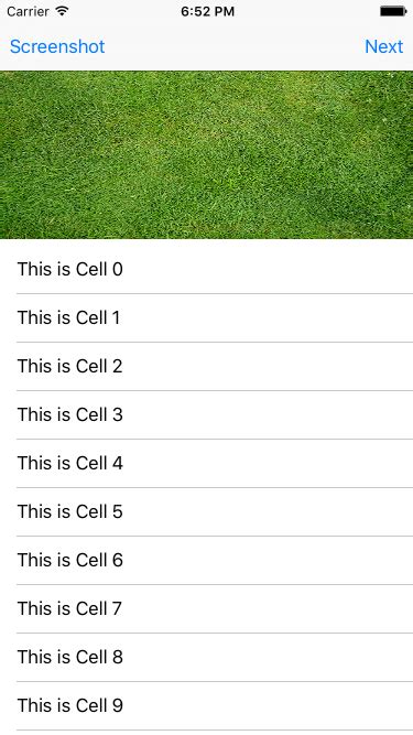 Iphone How To Capture Screen Shot Of Complete Tableview Ios Stack Overflow
