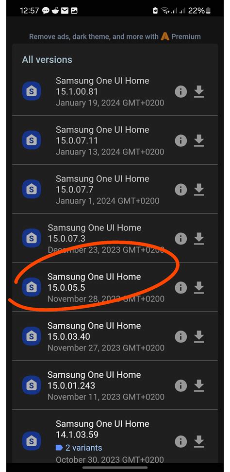 One Ui Home Version R Oneui