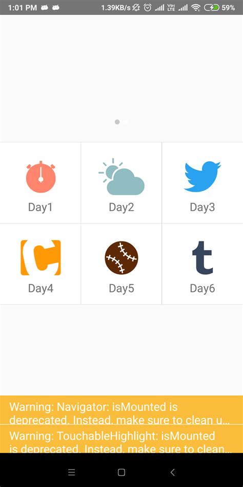 Warning Navigator Ismounted Is Deprecated · Issue 75 · Fangwei71630 Days Of React Native