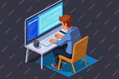 Businessman As Programmer Coding On Laptop Software Development Concept