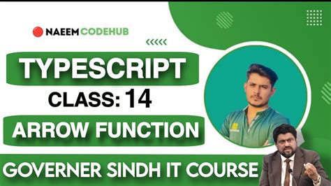 🛑 Typescript Class 14 Arrow Function Youtube