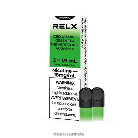 Relx Australia Melbourne Relx Pod Pro Pods Iced Jasmine Green Tea J H Relx Pods