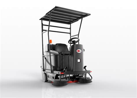 Аккумуляторная подметальная машина с местом оператора ROS1300 CN RIDE ...