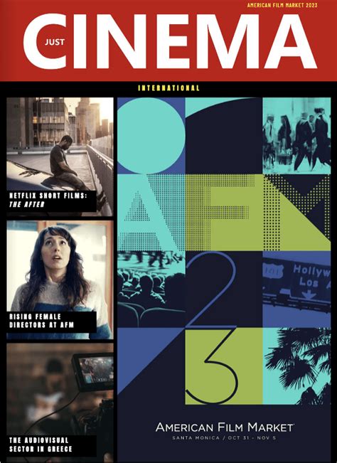 Daniela Amavia Is In The Just Cinema Magazine Afm 2023 Edition