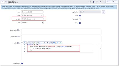 How To Convert UI Scripts To Run In Configurable Workspaces The SN Nerd