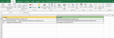 Excel Functii Text Functia Trim Cursuri Excel