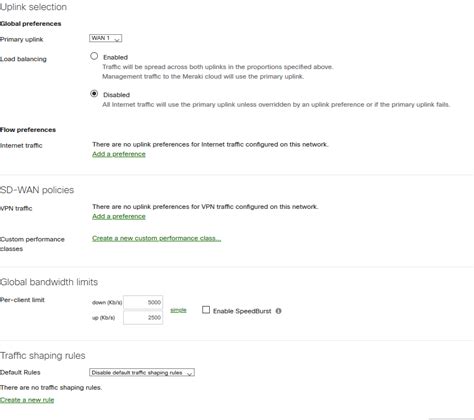 Traffic Shaping The Meraki Community