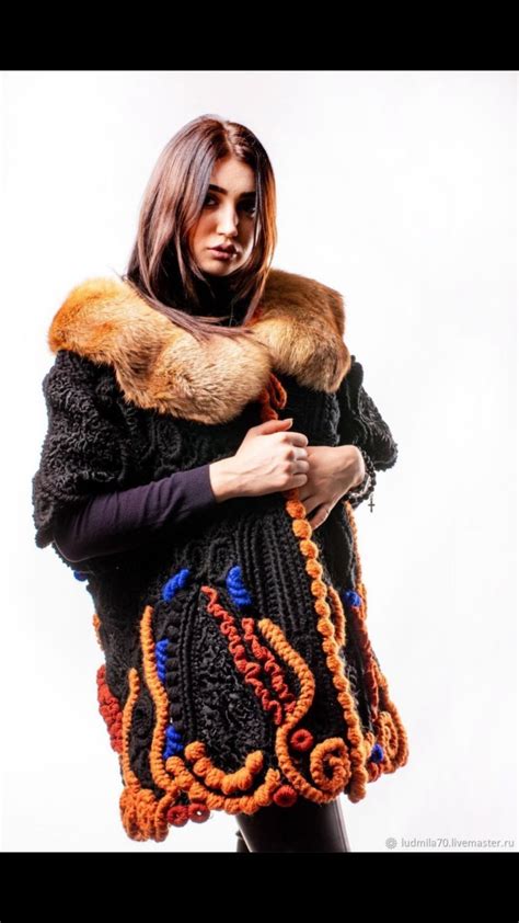 Жилетка вязаная крючком большой размер в интернет магазине на Ярмарке Мастеров Жилеты