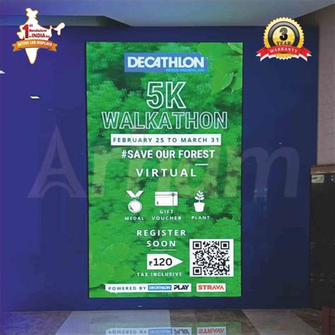 P1 86 Indoor Led Video Wall Display Screen At ₹ 12000 Piece Indoor Led Screen Display In