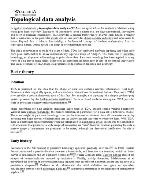 topological data analysis pdf mathematical concepts space