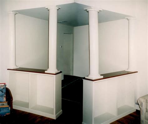 How To Build A Columned Room Divider At Fred Joe Blog