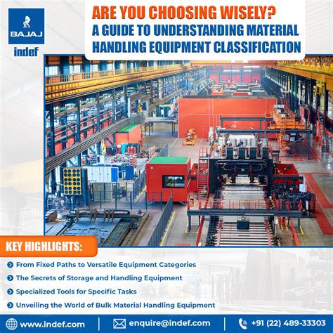 Understanding The Classification Of Material Handling Equipment For