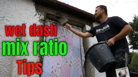 Joe Mac On Linkedin How To Patch Wet Dash Pebble Dash Render And Ratio