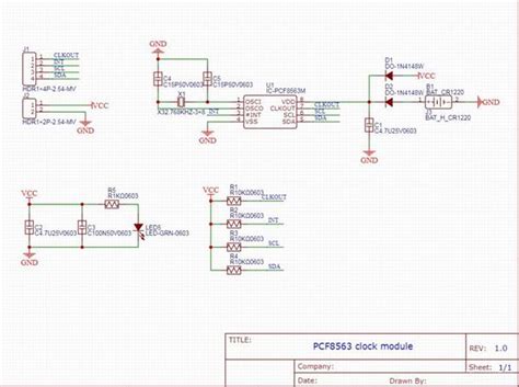 Pcf8563 Clock Module Share Project Pcbway