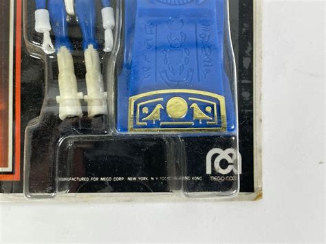 New On Card Vintage 1977 Mego Micronauts Pharoid With Time Chamber