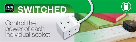 Masterplug Six Socket Rewireable Trailing Socket With Power Indicator