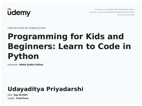 Udayaditya Priyadarshi On Linkedin Completed Certification On Python