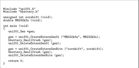 Figure 22 From A Software Library In Ansi C For Empirical Testing Of