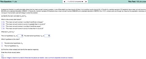Solved This Question 11 Pts 11 Of 25 0 Complete This