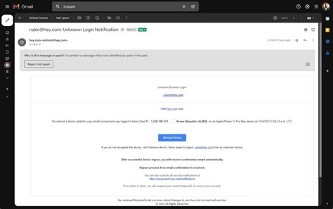 Hacking Attempt Rheyemail