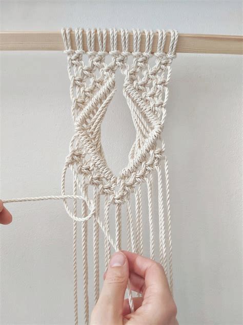 Macrame Pattern PDF Step By Step Macrame Tutorial Beginner Etsy