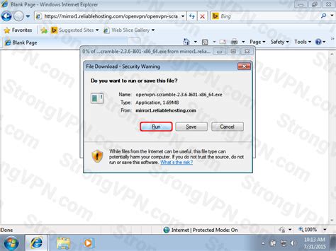 Windows 7 OpenVPN Setup Tutorial OpenVPN GUI StrongVPN