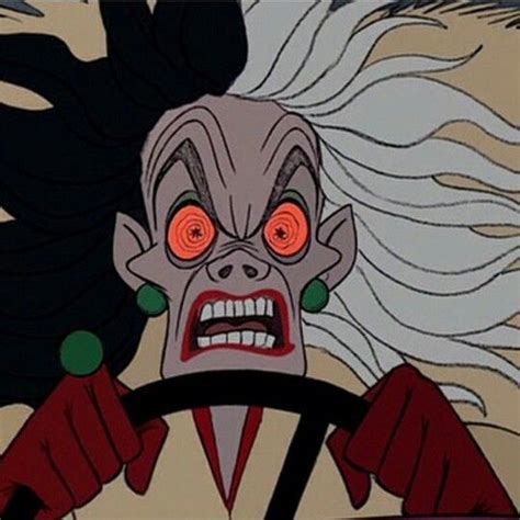 Cruella Cruella De Vil Scary Young Disney Villains Disney Villain