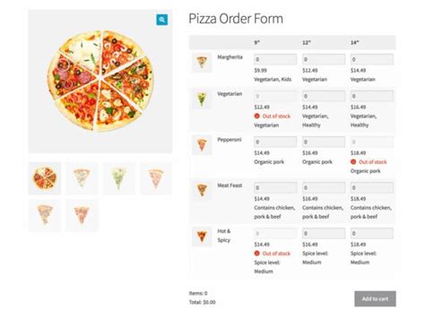 woocommerce bulk variations display variation descriptions