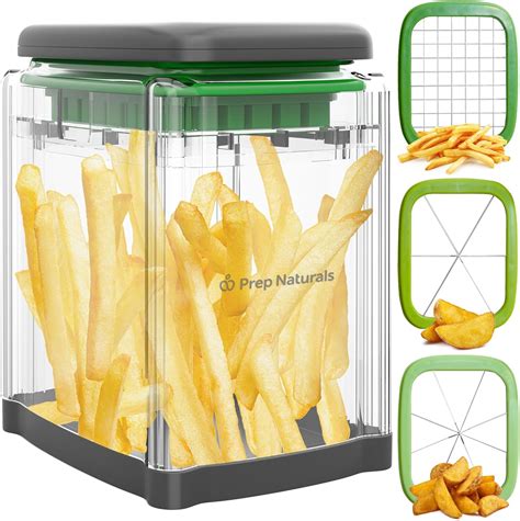 Prepnaturals 3 In 1 French Fry Cutter Potato French Fry Cutter