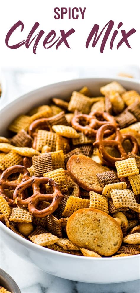 Spicy Chex Mix Recipe Best Snack Ever Isabel Eats Easy Recipes