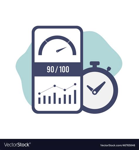 optimize website performance with core web vitals vector image