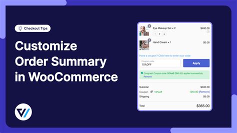 How To Customize Woocommerce Order Summary In Your Store